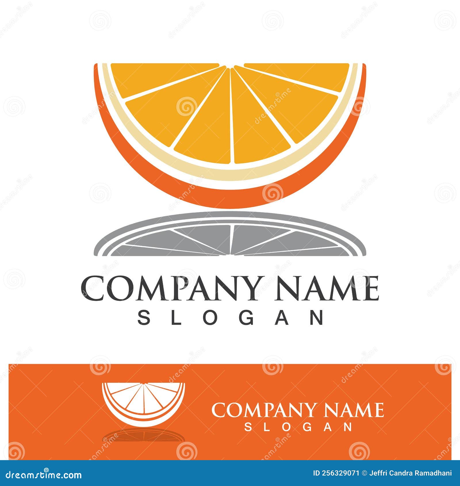 Orange Logo Icon Design Illustration Stock Vector - Illustration of ...