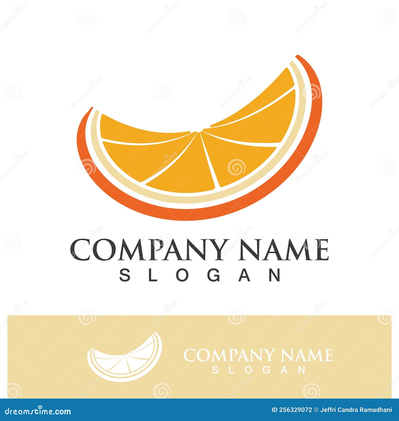 Orange Logo Icon Design Illustration Stock Vector - Illustration of ...