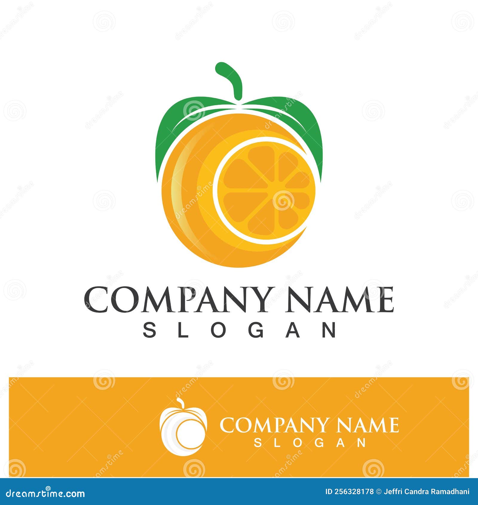 Orange Logo and Symbol Vector Icon Stock Vector - Illustration of ...