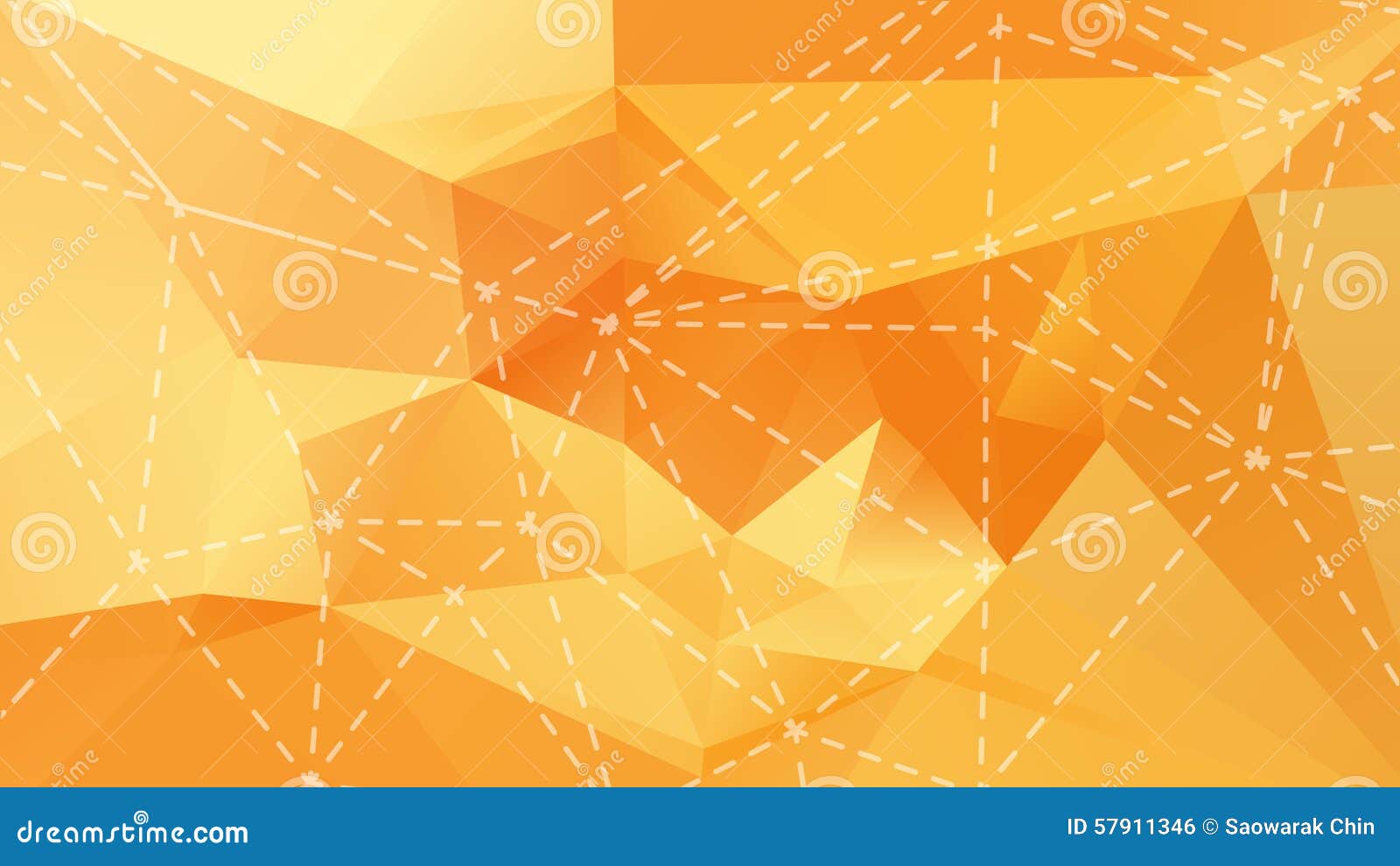 Orange low poly background stock vector. Illustration of clean - 57911346