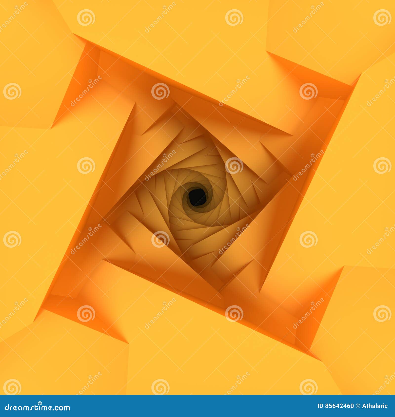 Orange Low Poly Geometric Background Stock Illustration - Illustration ...