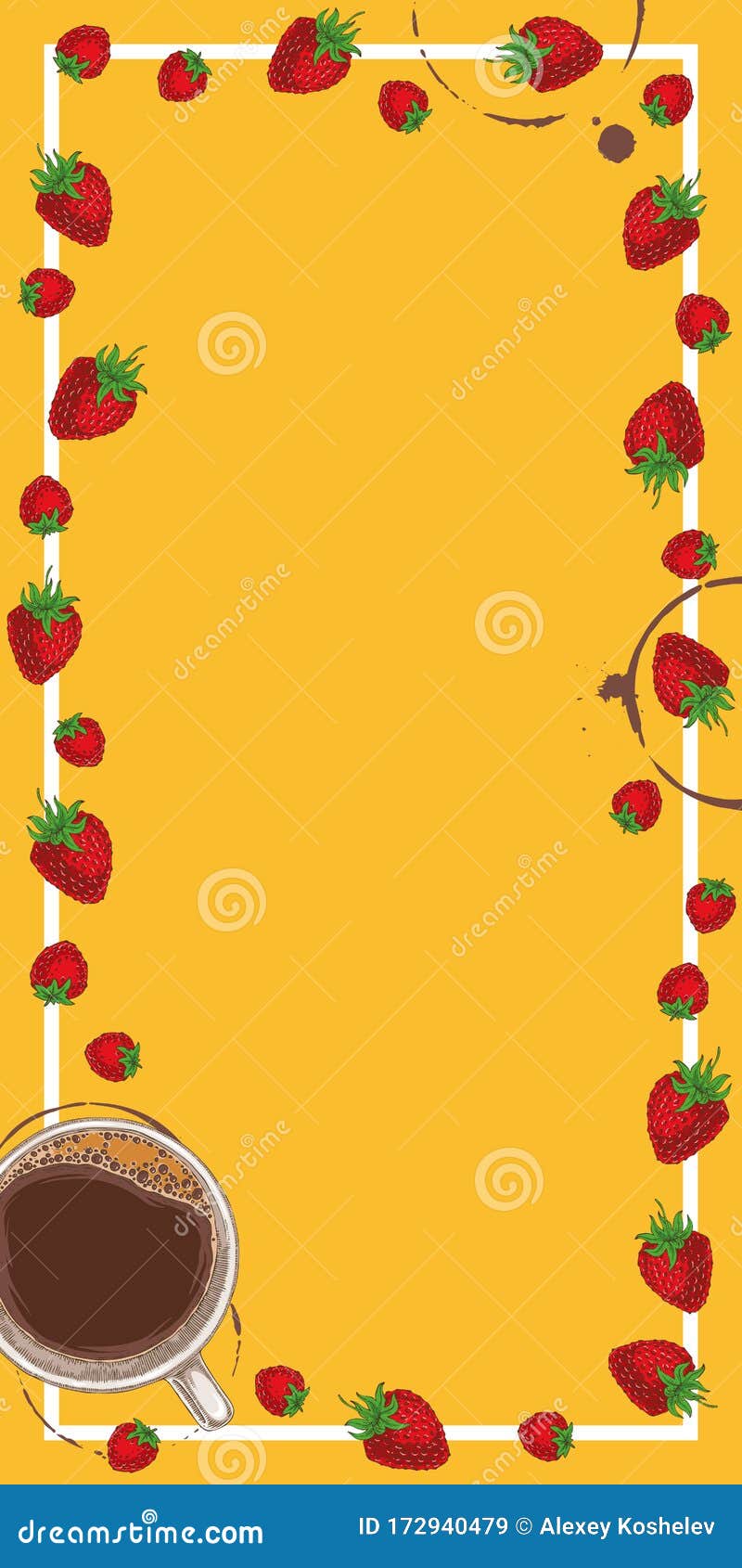 Orange Menu Template stock vector. Illustration of food - 172940479