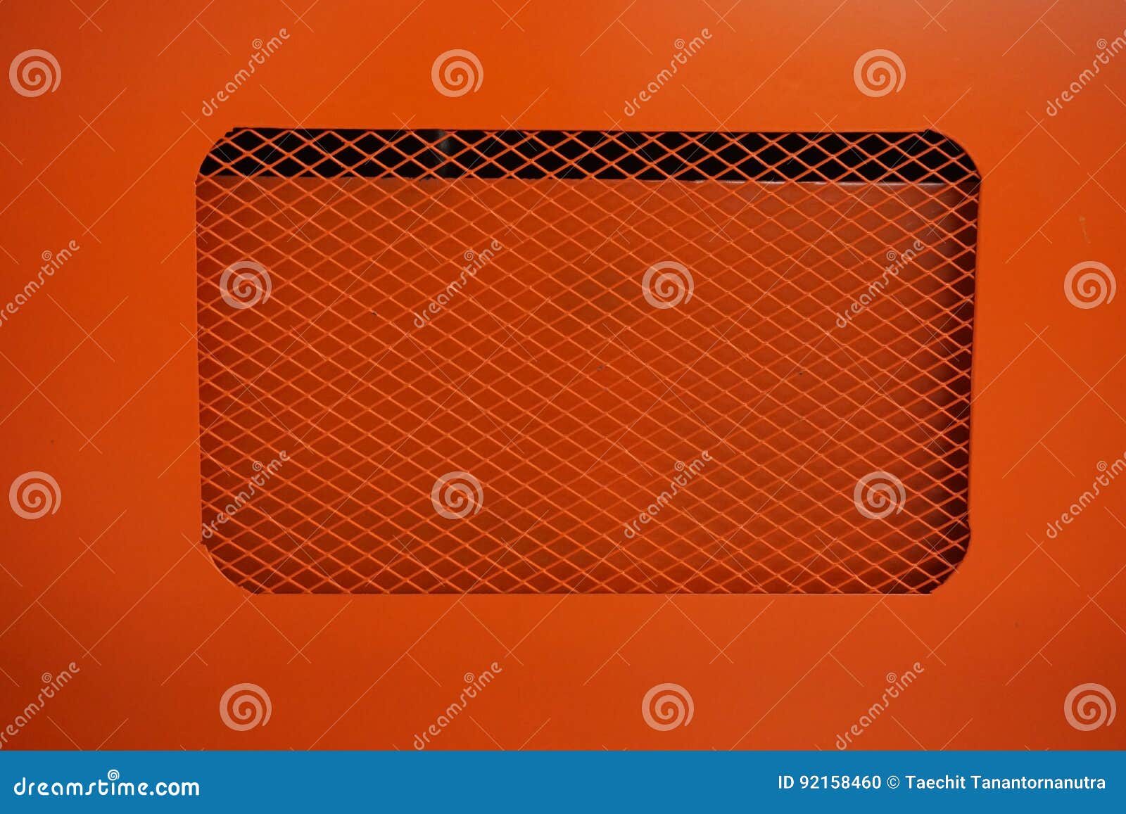 Orange metal mesh stock photo. Image of shape, black - 92158460