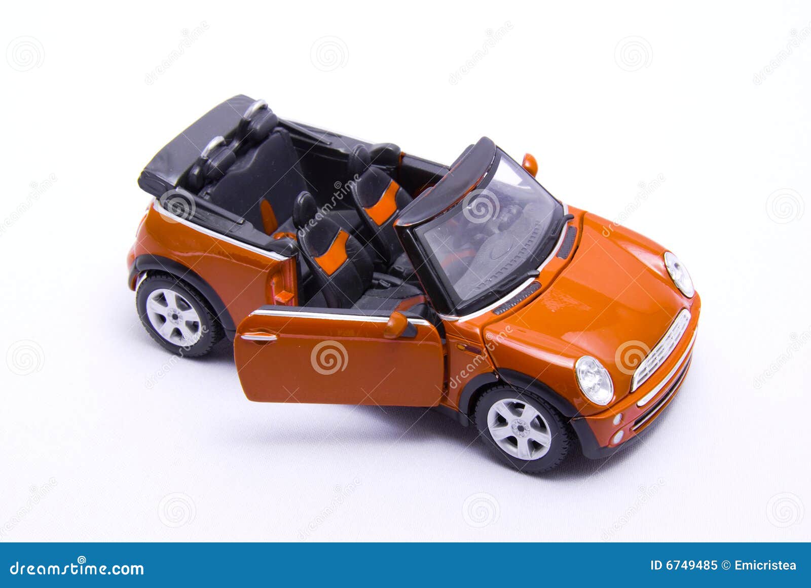 Orange mini cooper stock image. Image of object, nice - 6749485