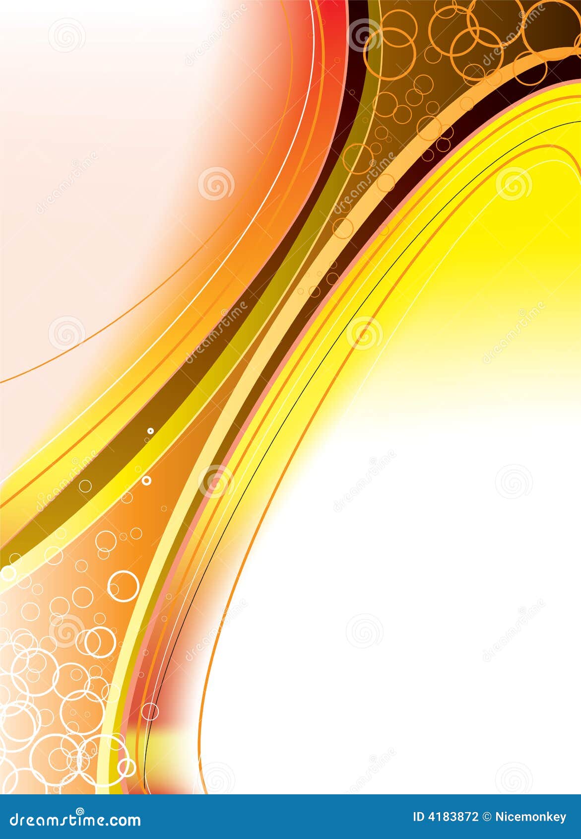 Orange mist stock vector. Illustration of line, concept - 4183872