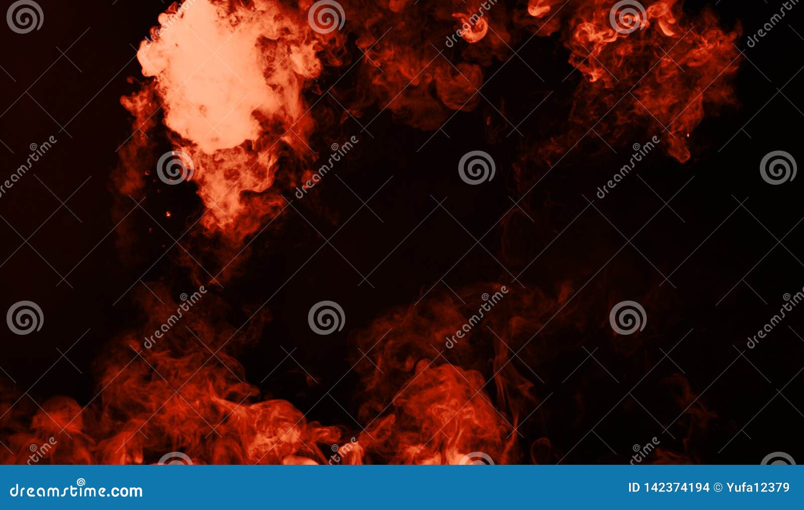 Orange Misty Smoke Background. Abstract Texture for Copyspace Stock ...