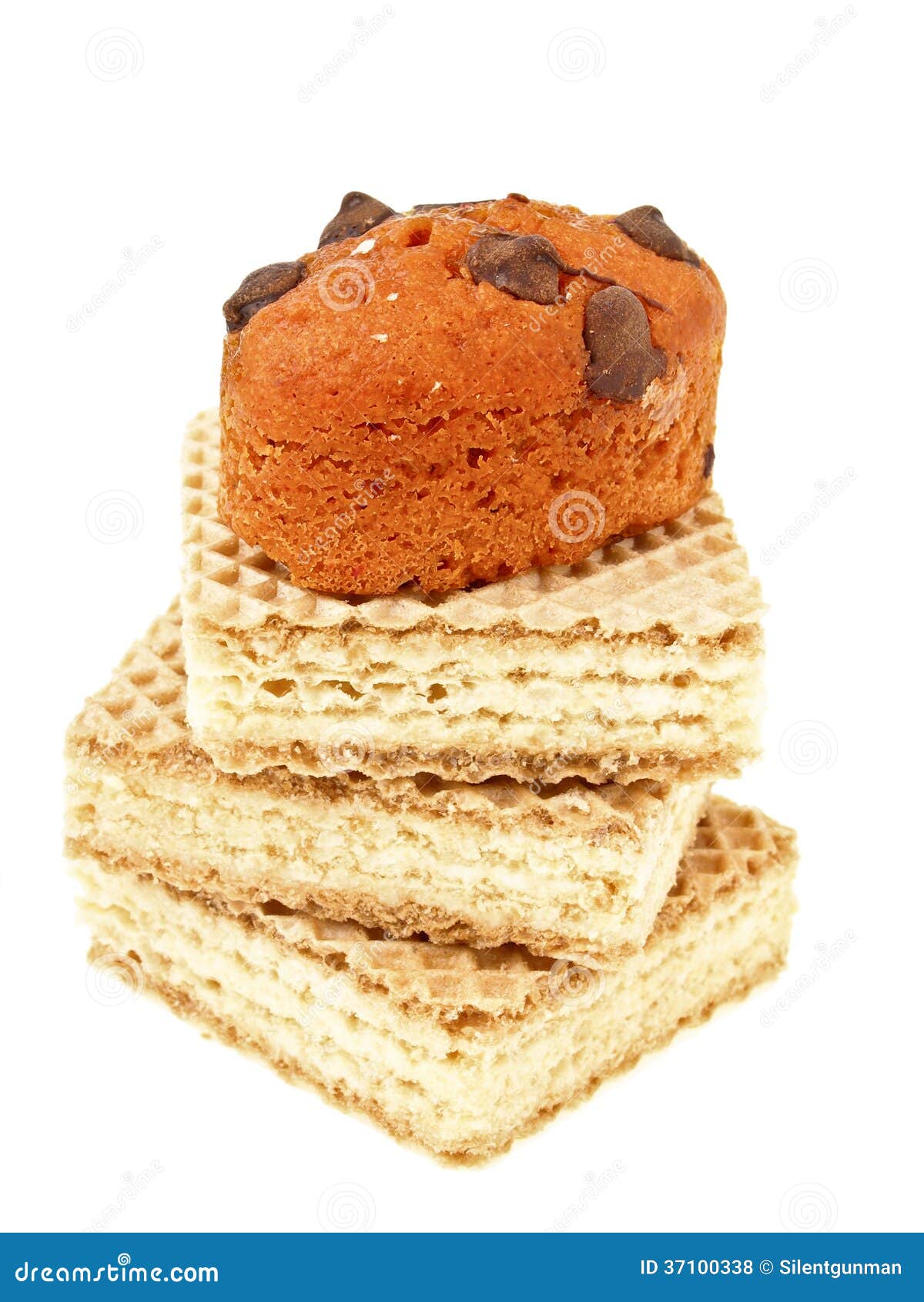 Orange mix wafer stock photo. Image of gourmet, stack - 37100338
