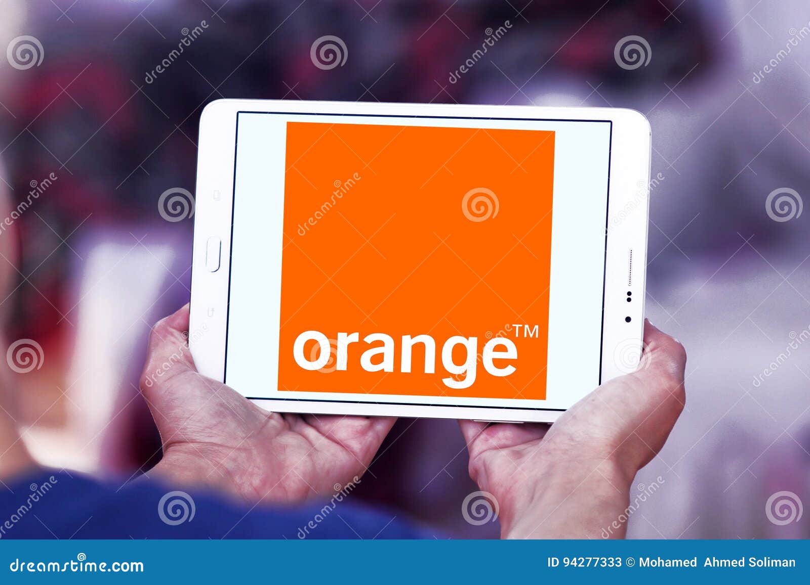 Orange Mobile Operator Logo Editorial Stock Photo - Image of phone ...