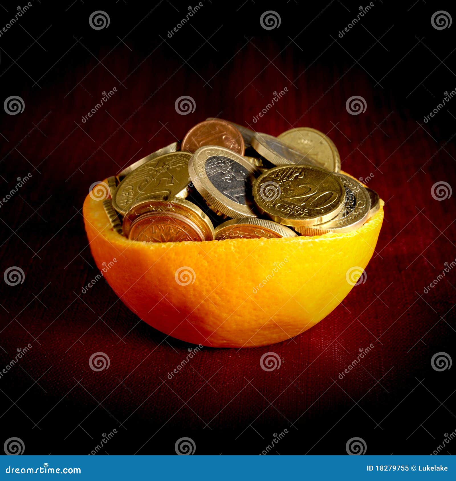 Orange and money stock image. Image of business, money - 18279755