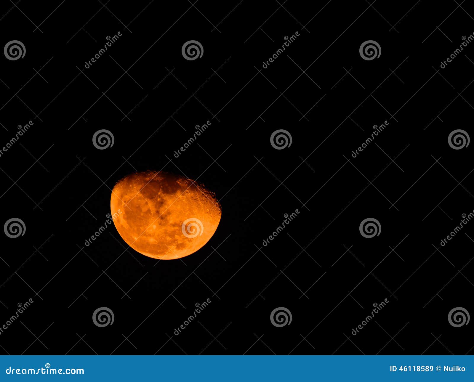 Orange moon stock image. Image of mysticism, moon, night - 46118589
