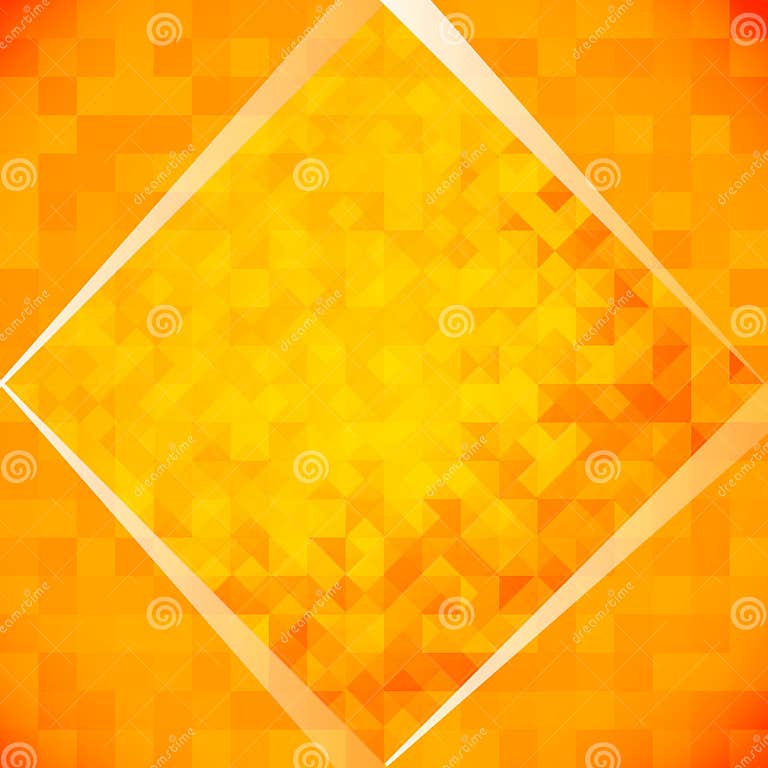 Orange mosaic tiles stock vector. Illustration of desktop - 29682669