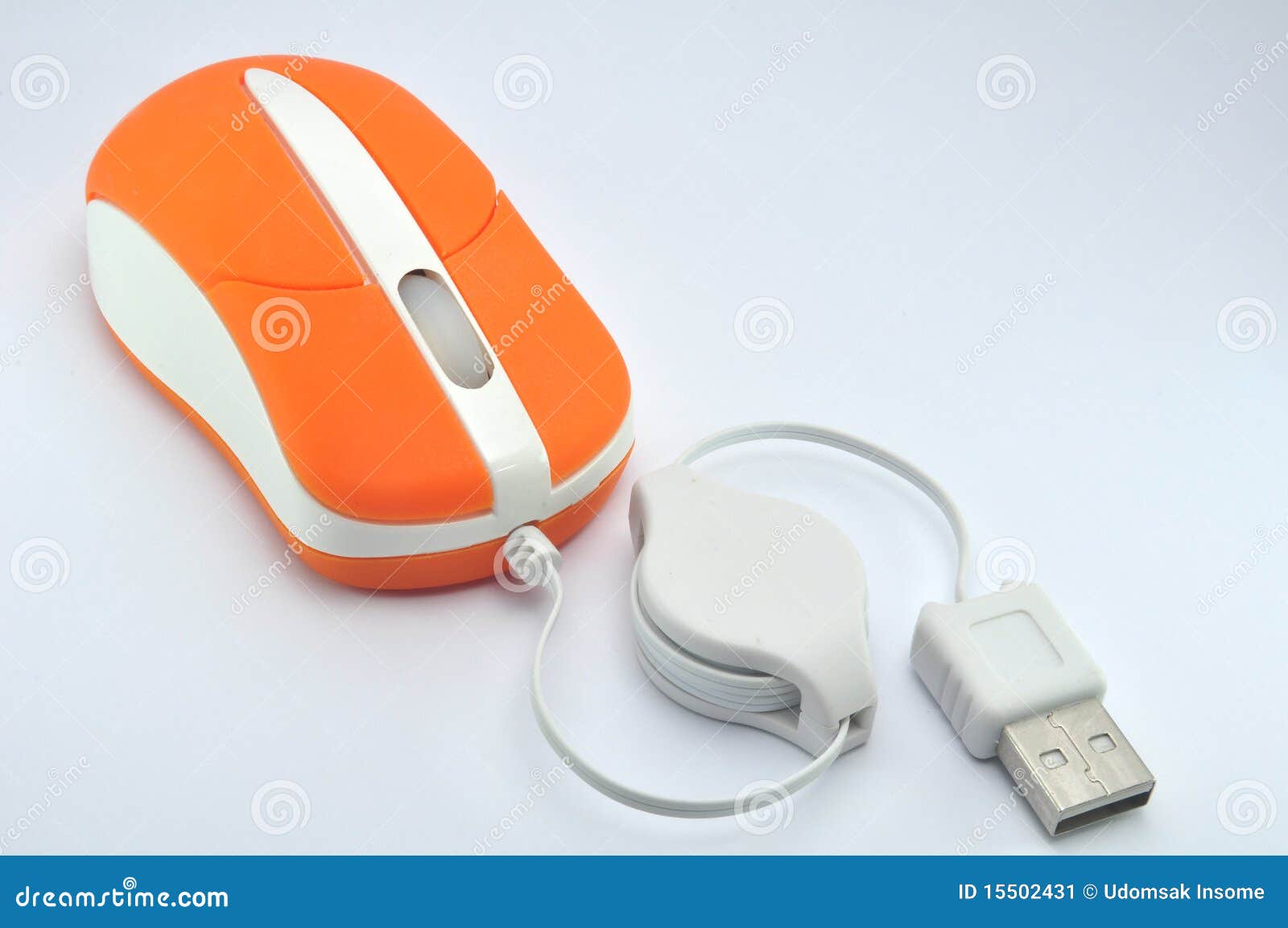 Orange mouse stock illustration. Illustration of input - 15502431
