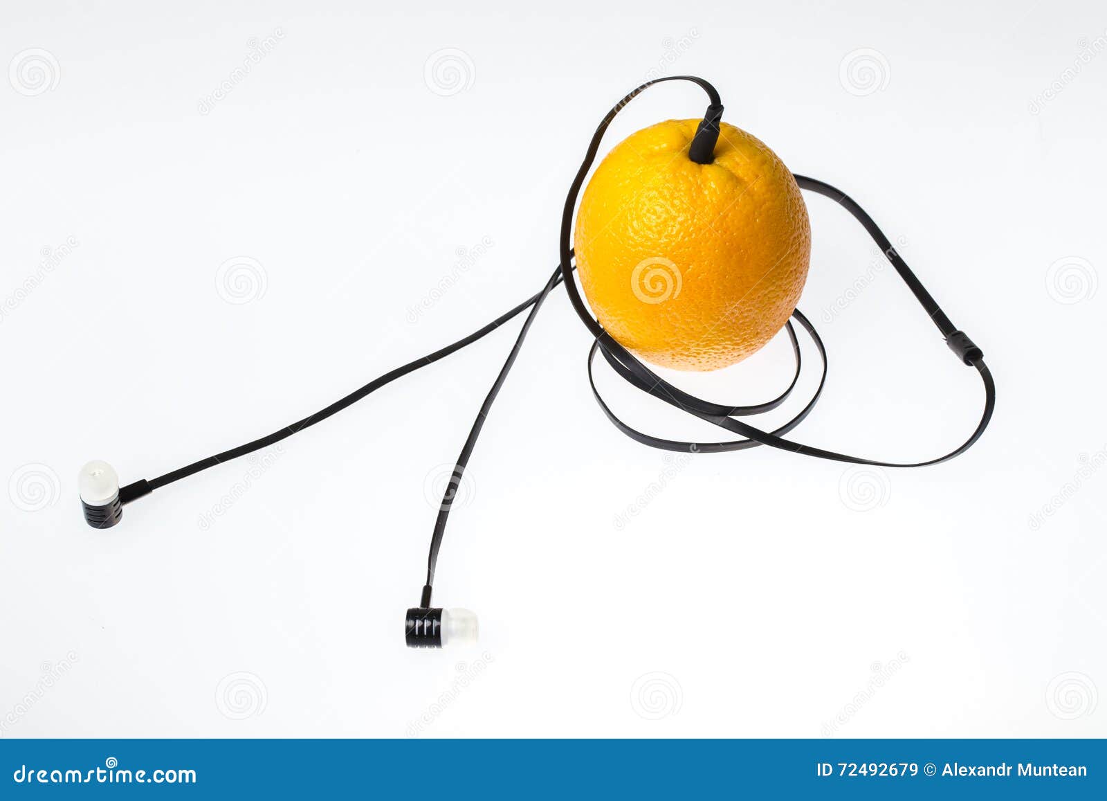 Orange music player stock image. Image of audio, digital - 72492679
