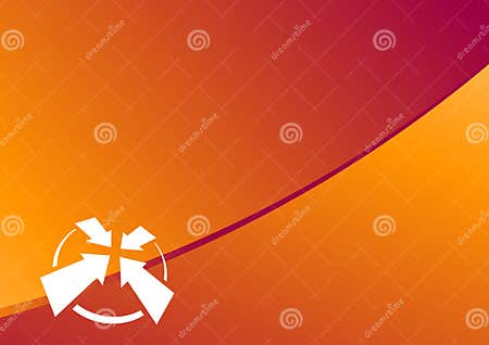 Orange navigation layout stock vector. Illustration of space - 5961216