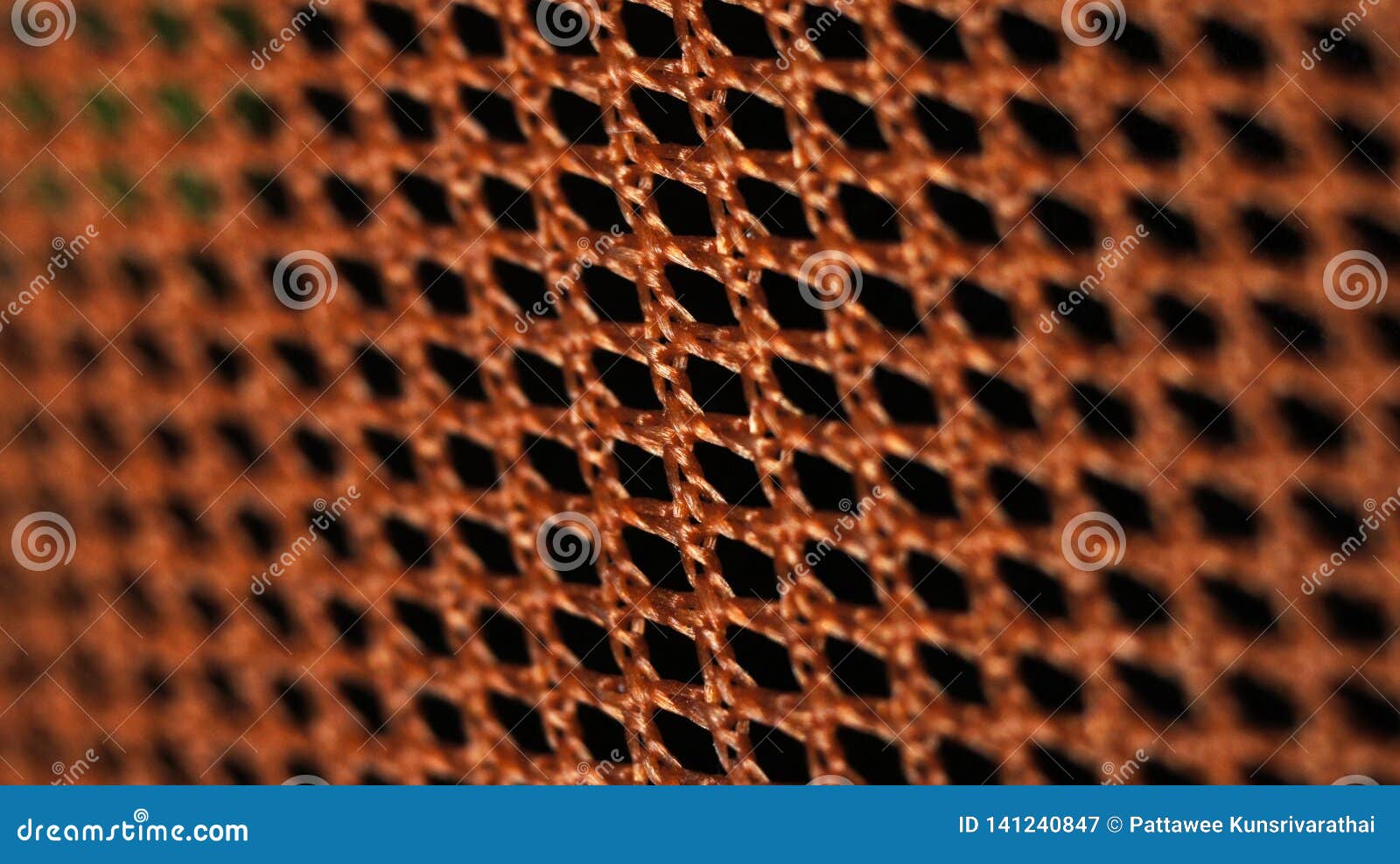 Orange Net Nylon Fabric Texture Background for Design. Stock Image ...