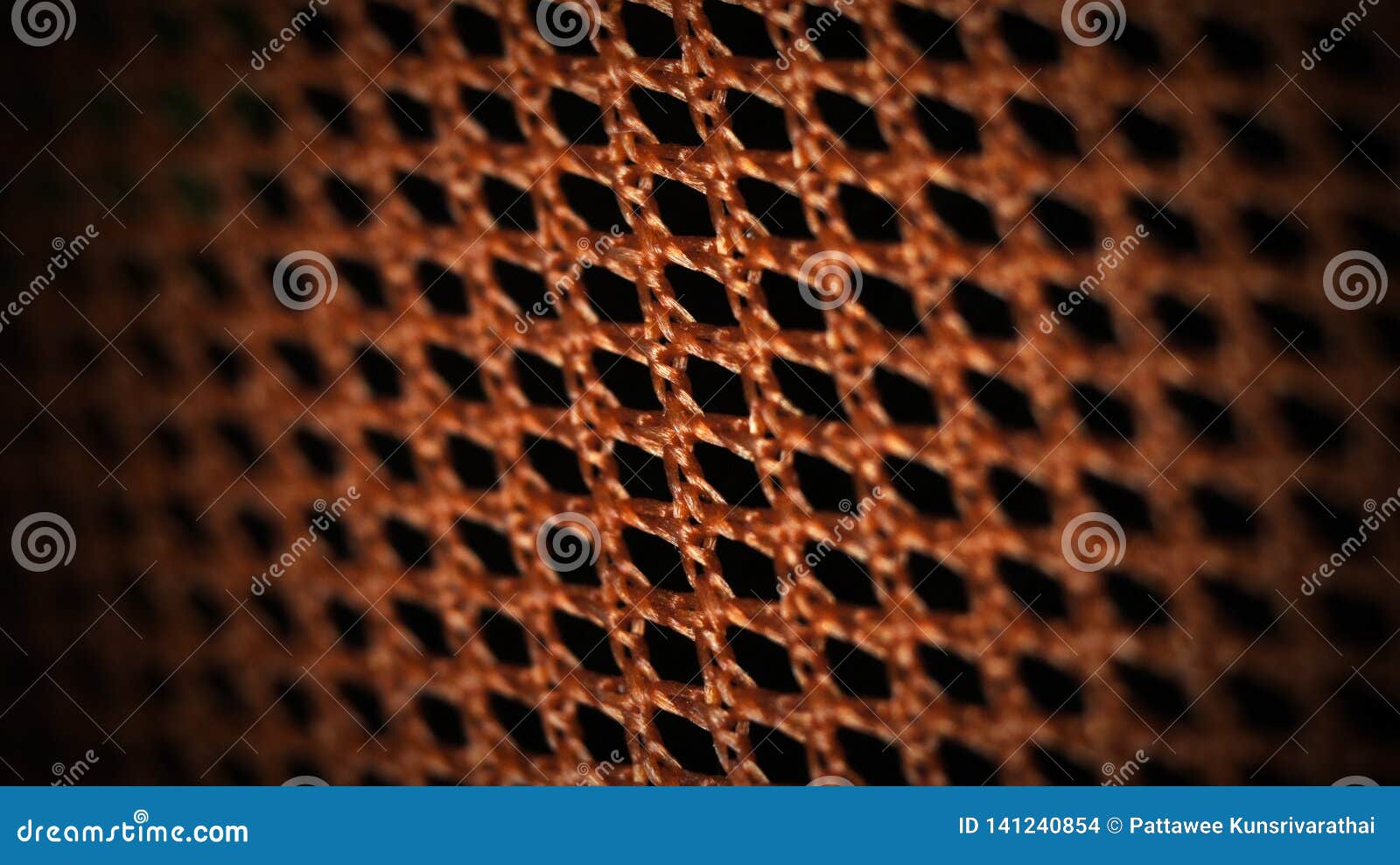 Orange Net Nylon Fabric Texture Background for Design. Stock Photo ...