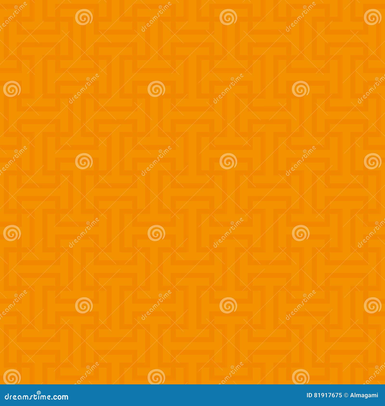Orange Neutral Seamless Pattern for Modern Design in Flat Style. Stock ...