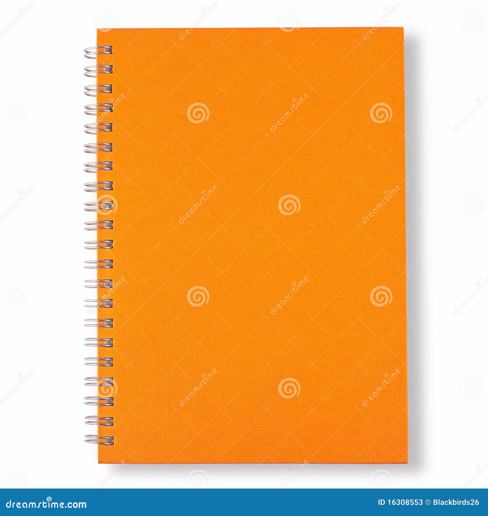 Orange Note Book stock image. Image of document, binder - 16308553