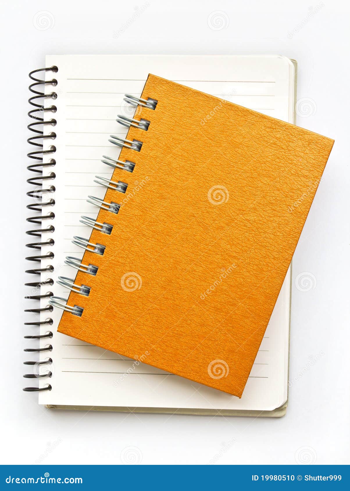 Orange Note book stock photo. Image of isolated, design - 19980510