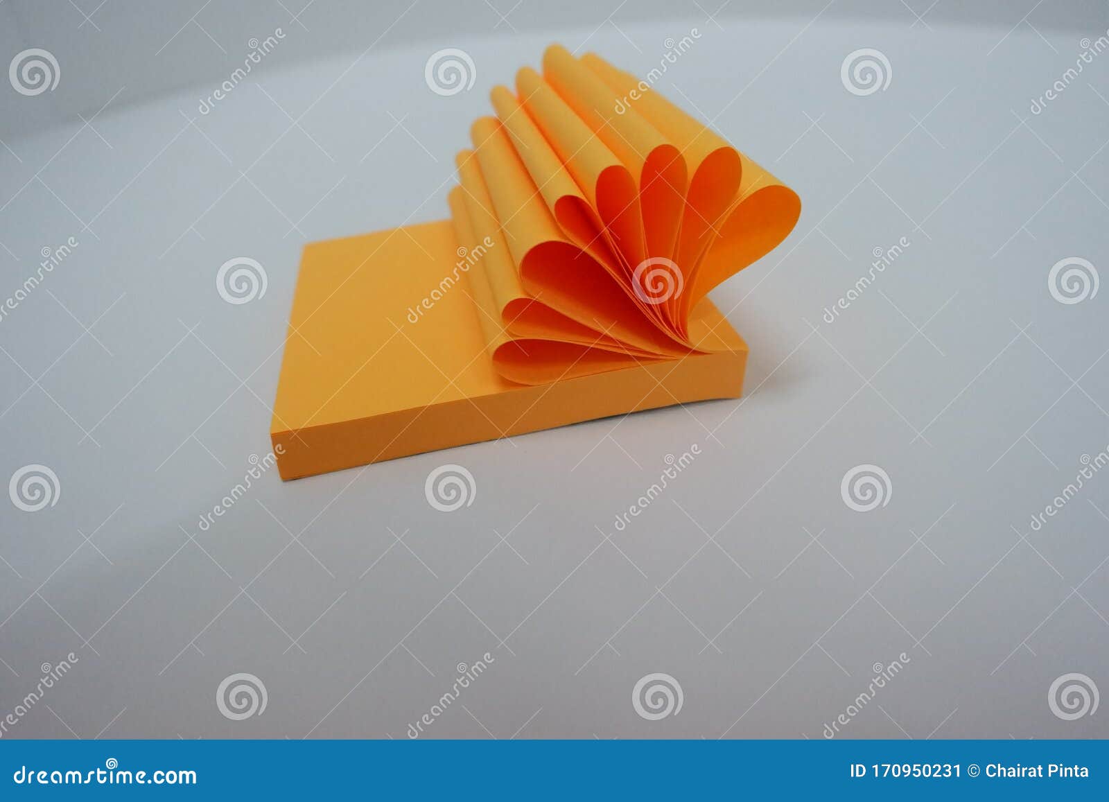 Orange Sticky Note is Perfect for Backgrounds and Designs. Stock Image ...