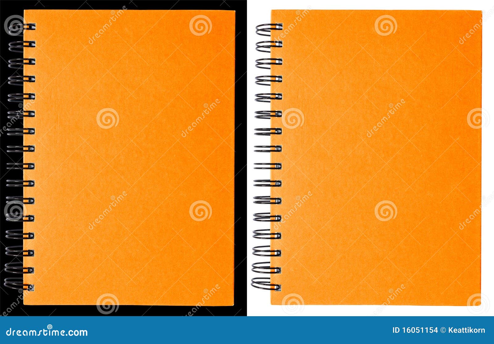 Orange notebook stock photo. Image of board, blank, background - 16051154