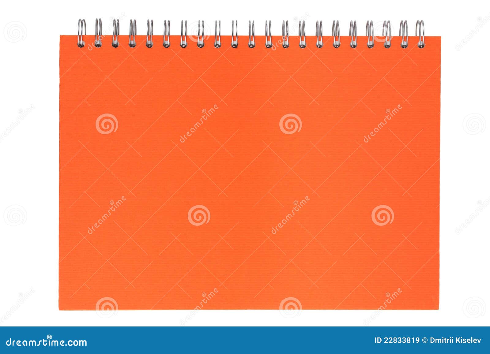 Orange Notebook on a Spring Stock Image - Image of book, jotter: 22833819