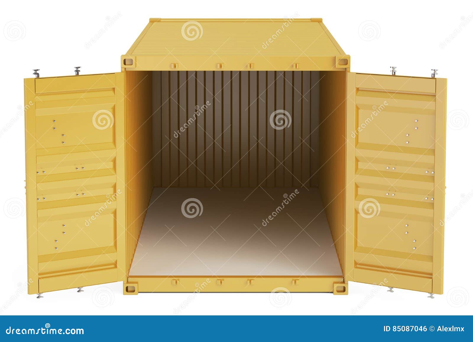 Empty Cargo Ship With Cranes Stock Photo | CartoonDealer.com #139952106