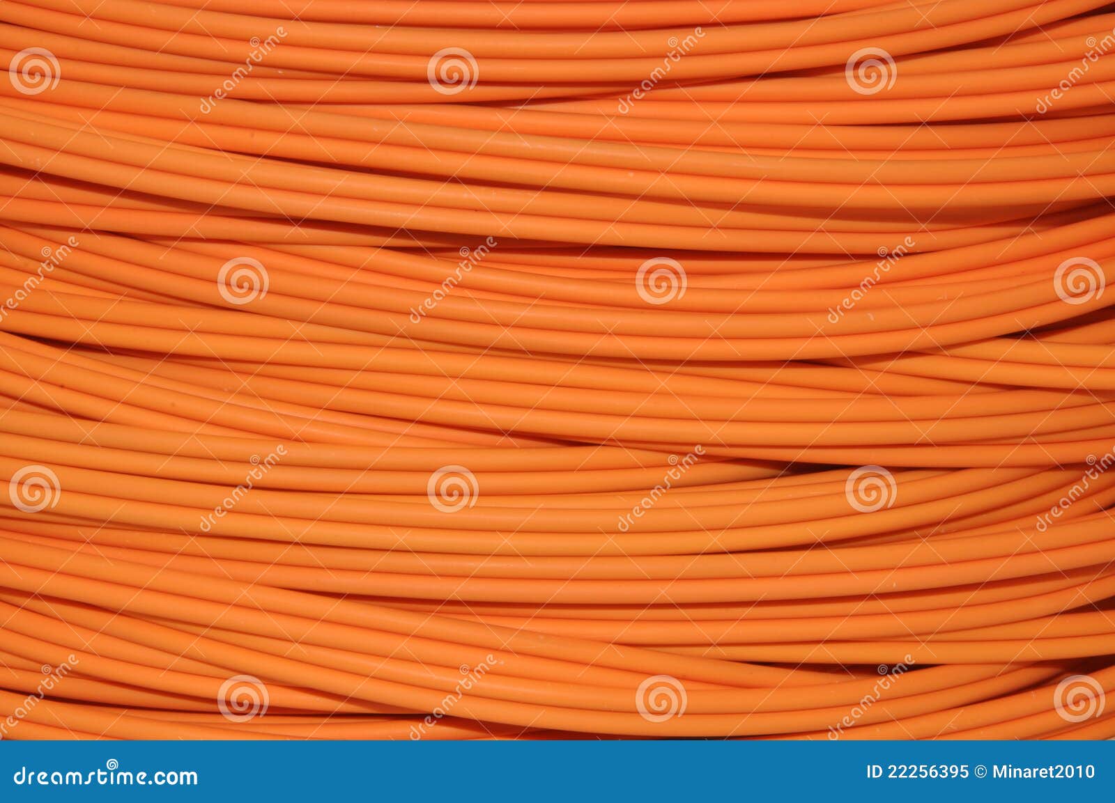 Orange optical cable stock image. Image of line, cross - 22256395