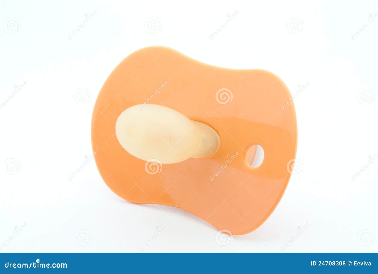 Orange pacifier stock photo. Image of people, background - 24708308