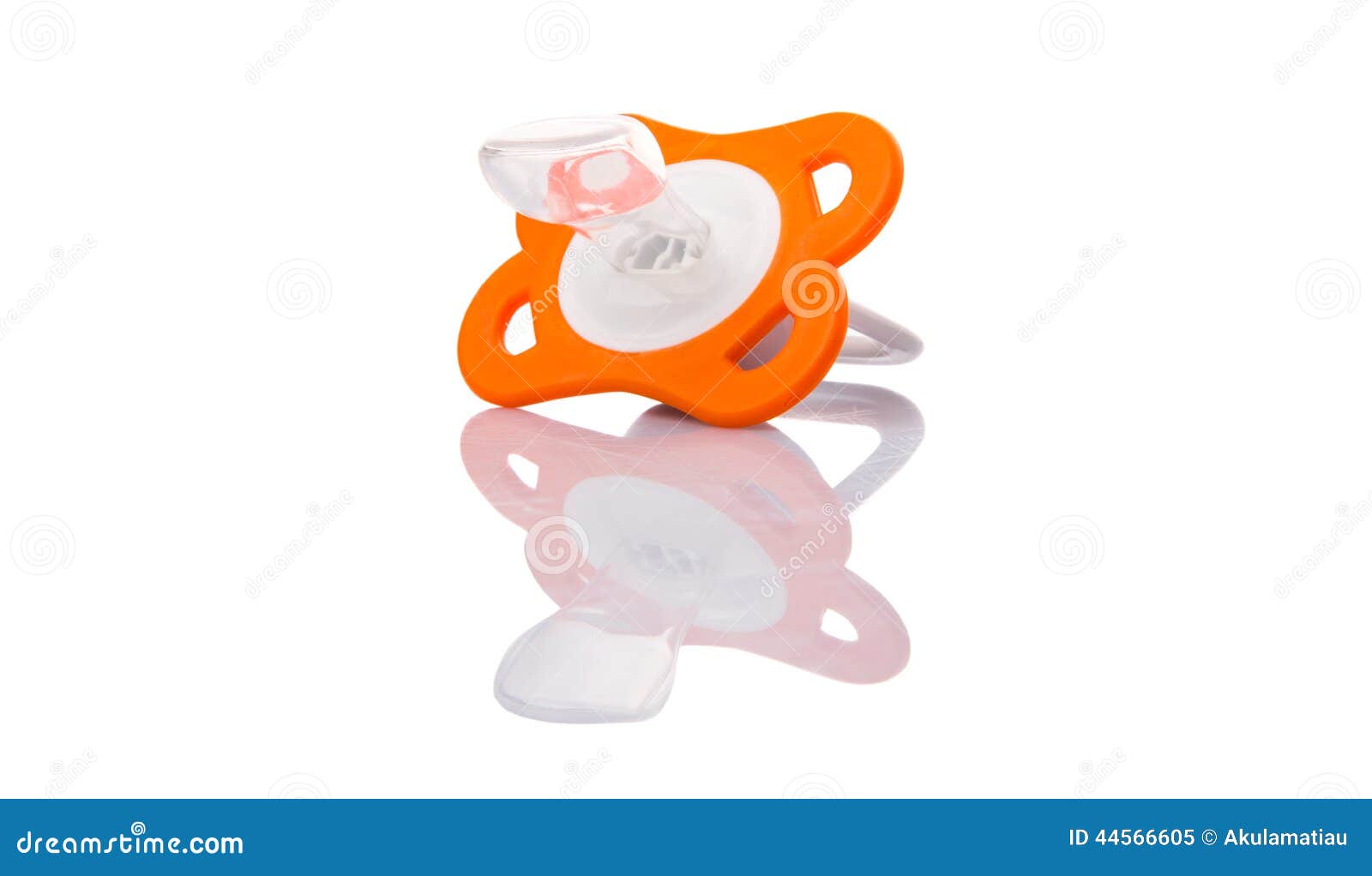 Orange Pacifier III stock image. Image of dummy, toddler - 44566605