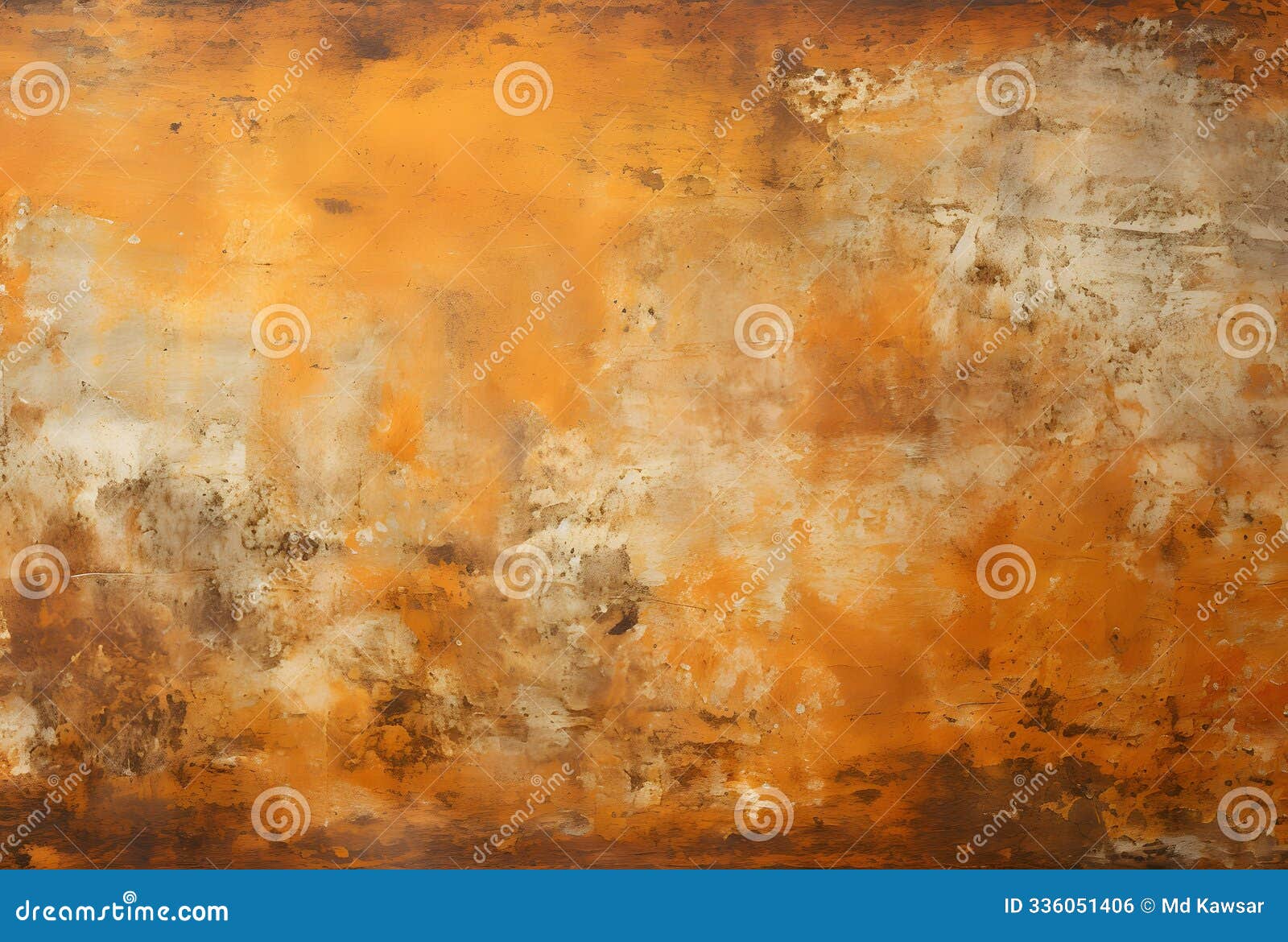 Rusty Orange Metal Texture Background Stock Illustration - Illustration ...