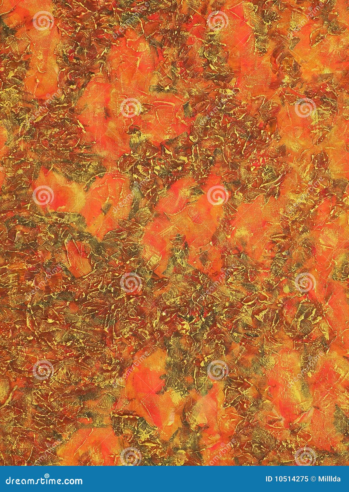 Orange Painting Texture Surface Stock Illustration - Illustration of ...