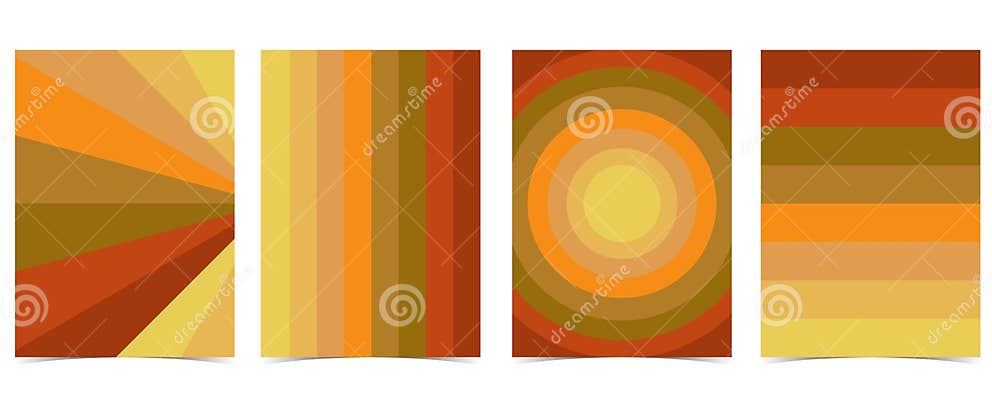 Orange Palate Colour Background Design Stock Photo - Image of yellow ...