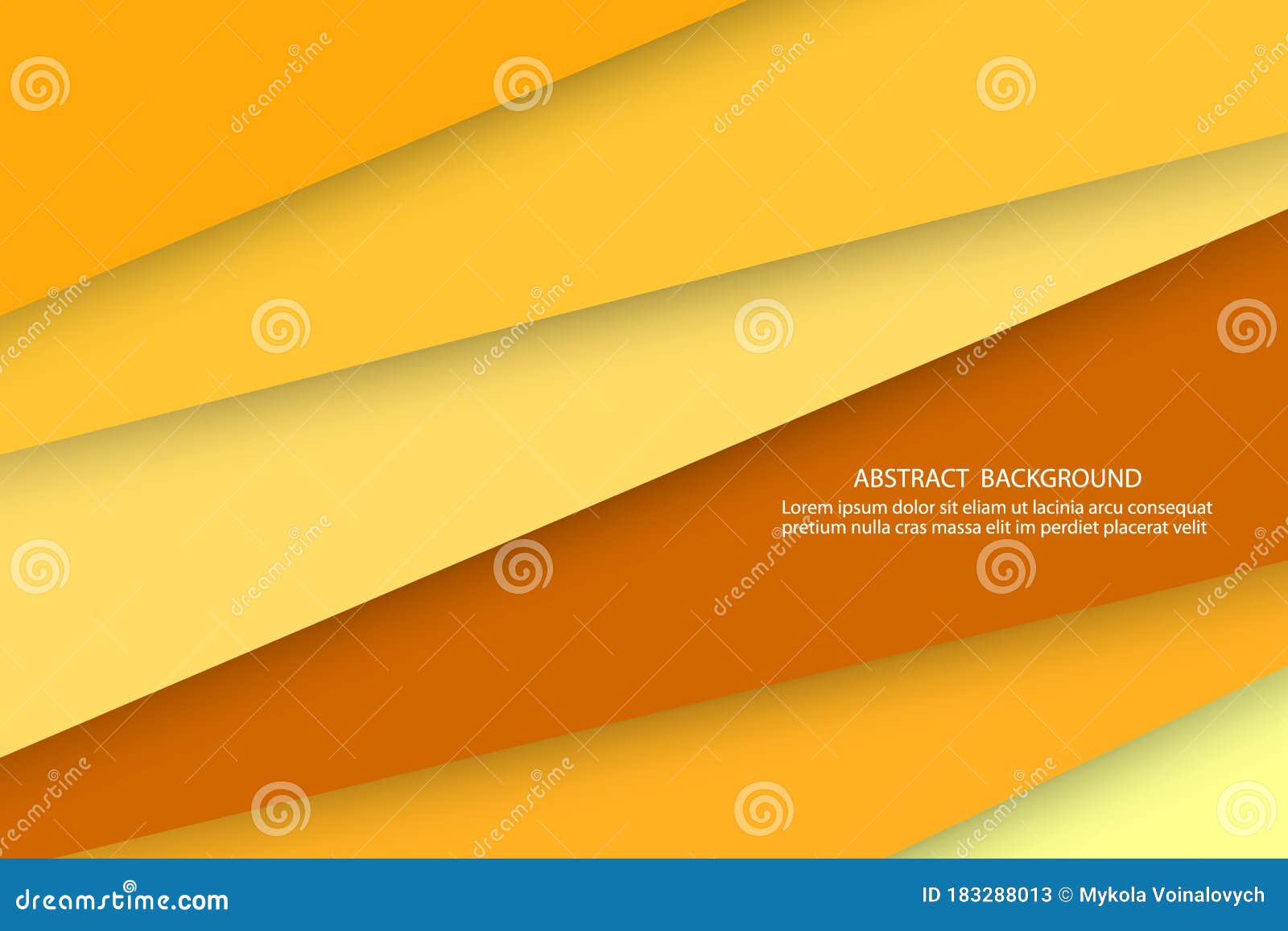 Orange Paper Background Vector for Text and Message Design on Modern ...