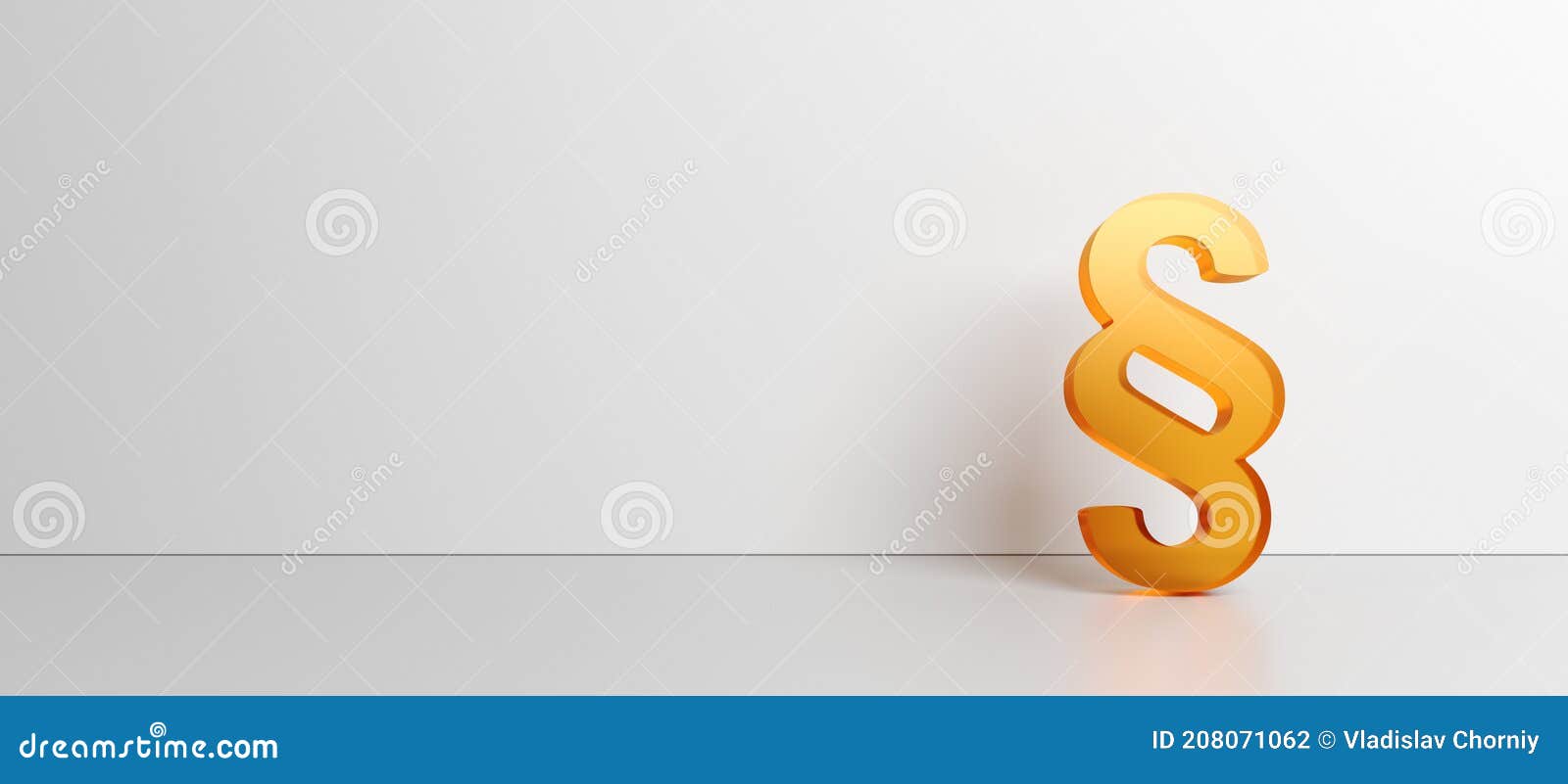 Orange Paragraph Sign on White Background with Empty Space on Left Side ...