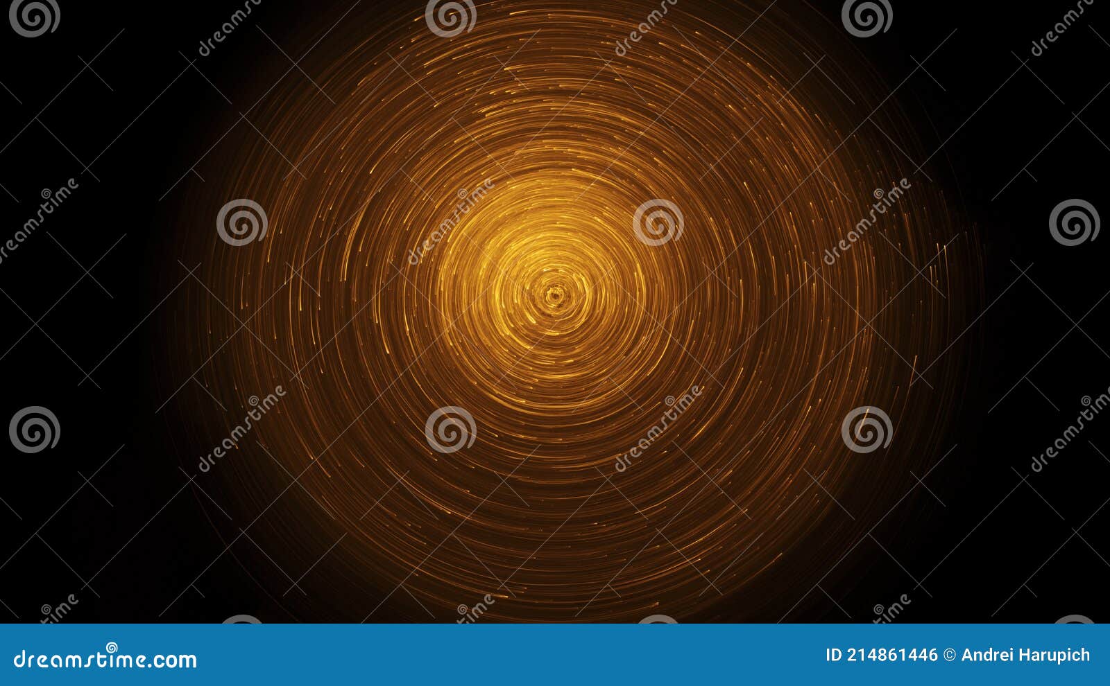 Orange Particle Disc of Light Stock Photo - Image of gold, sparks ...