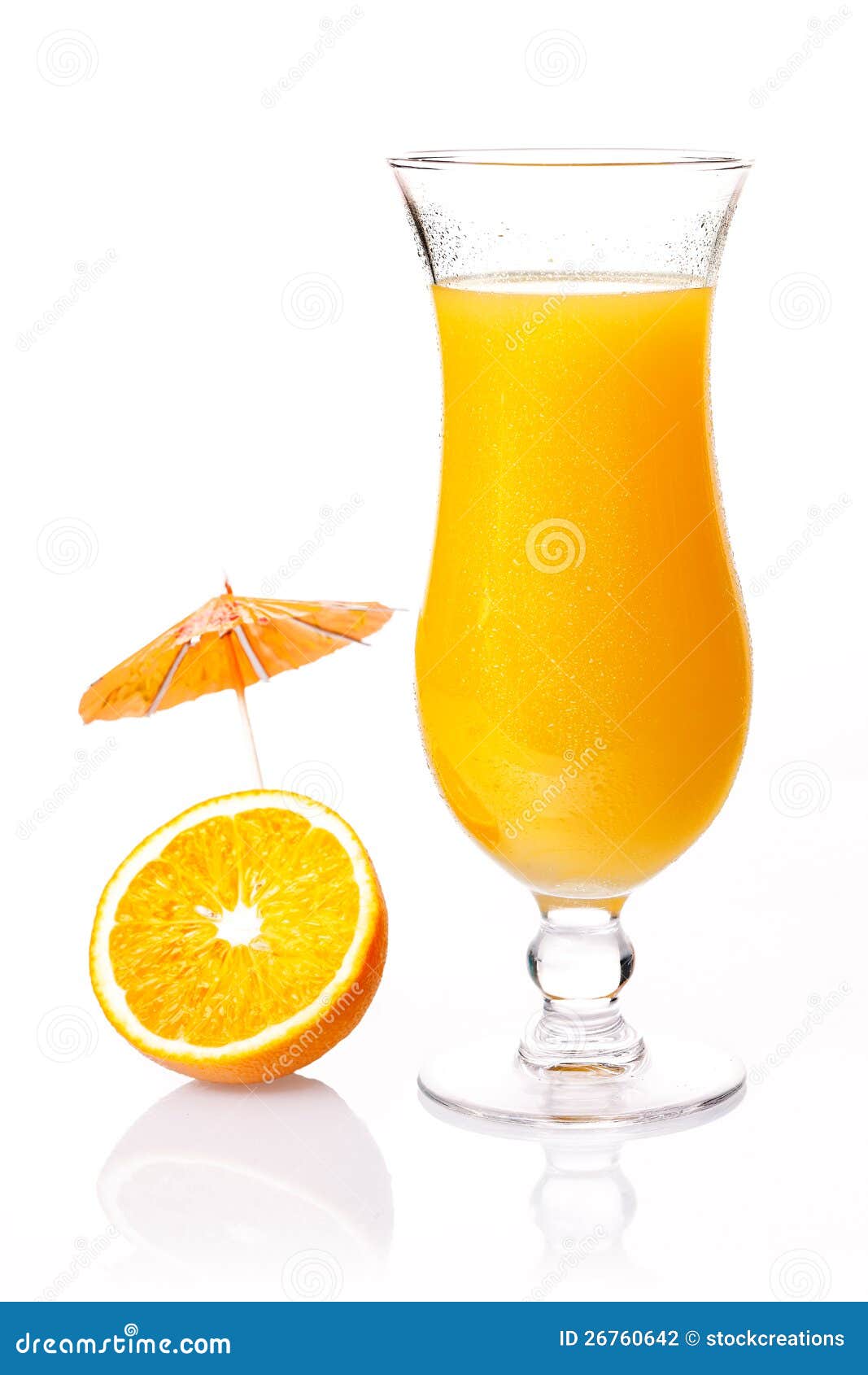 Orange party cocktail stock photo. Image of studio, beverage - 26760642