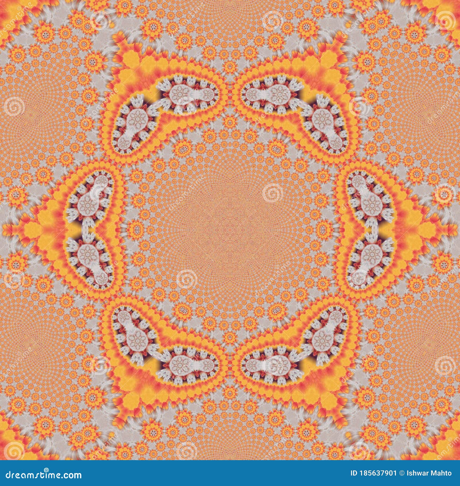 Orange (pattern) design. stock illustration. Illustration of textile ...