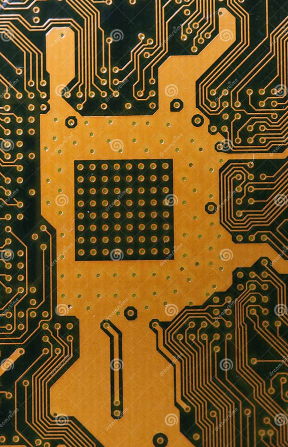 The Orange PCB stock image. Image of internet, engineering - 35665761