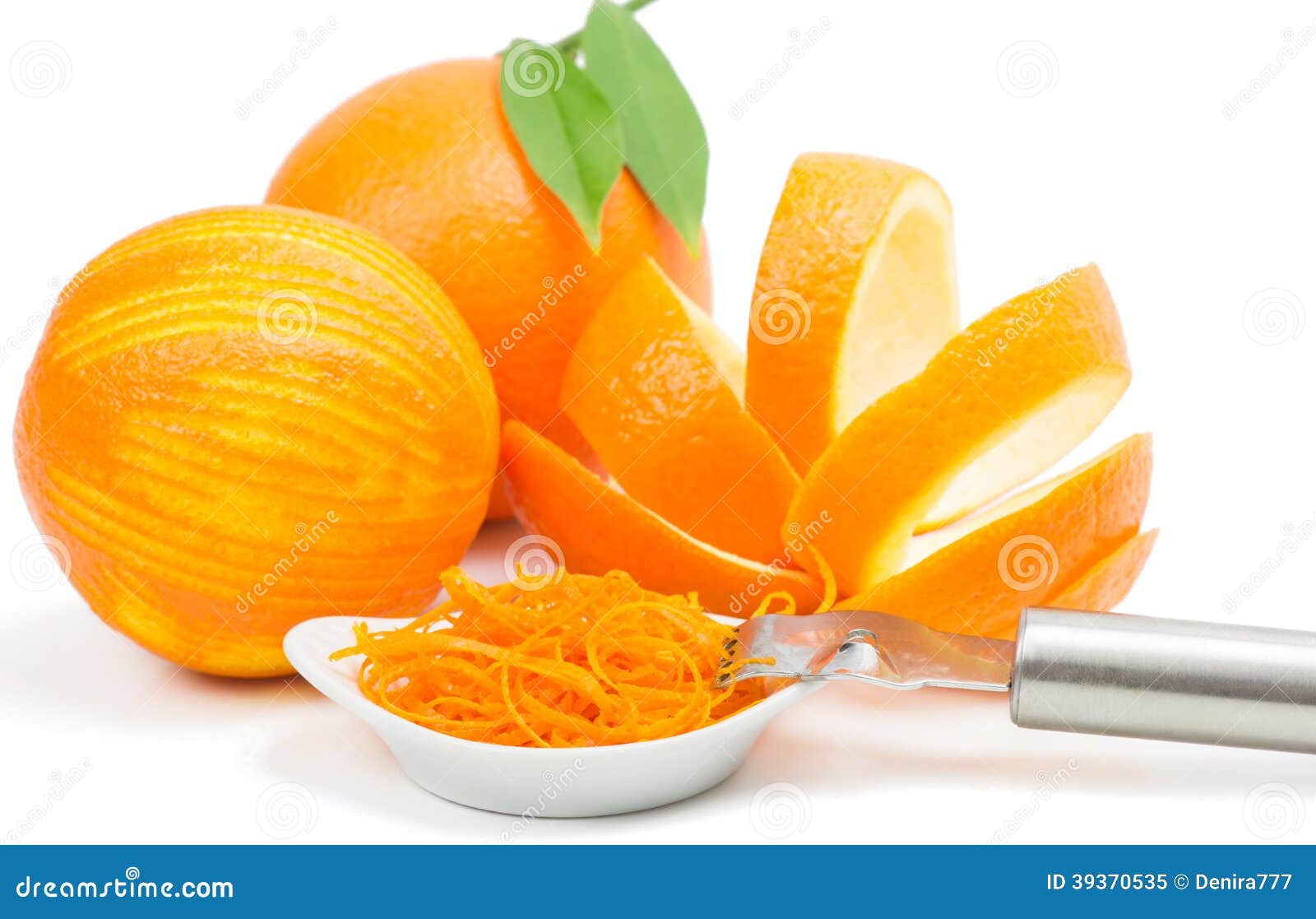 Orange peel and zest stock image. Image of food, ripe - 39370535