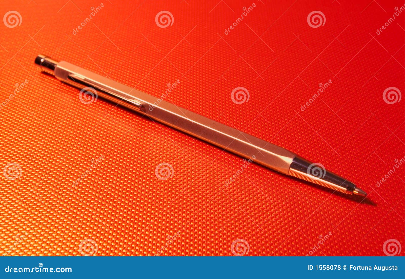 Orange Pen stock photo. Image of communication, background - 1558078