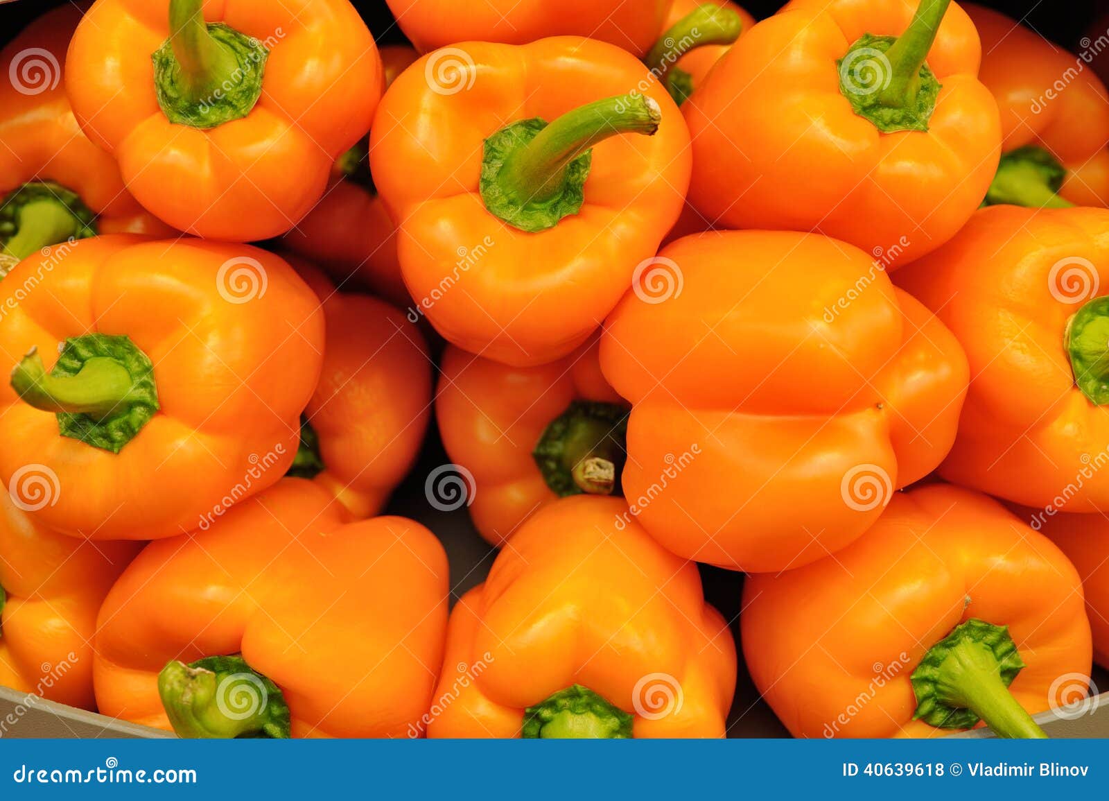 Orange pepper stock photo. Image of orange, healthy, vegetarian - 40639618