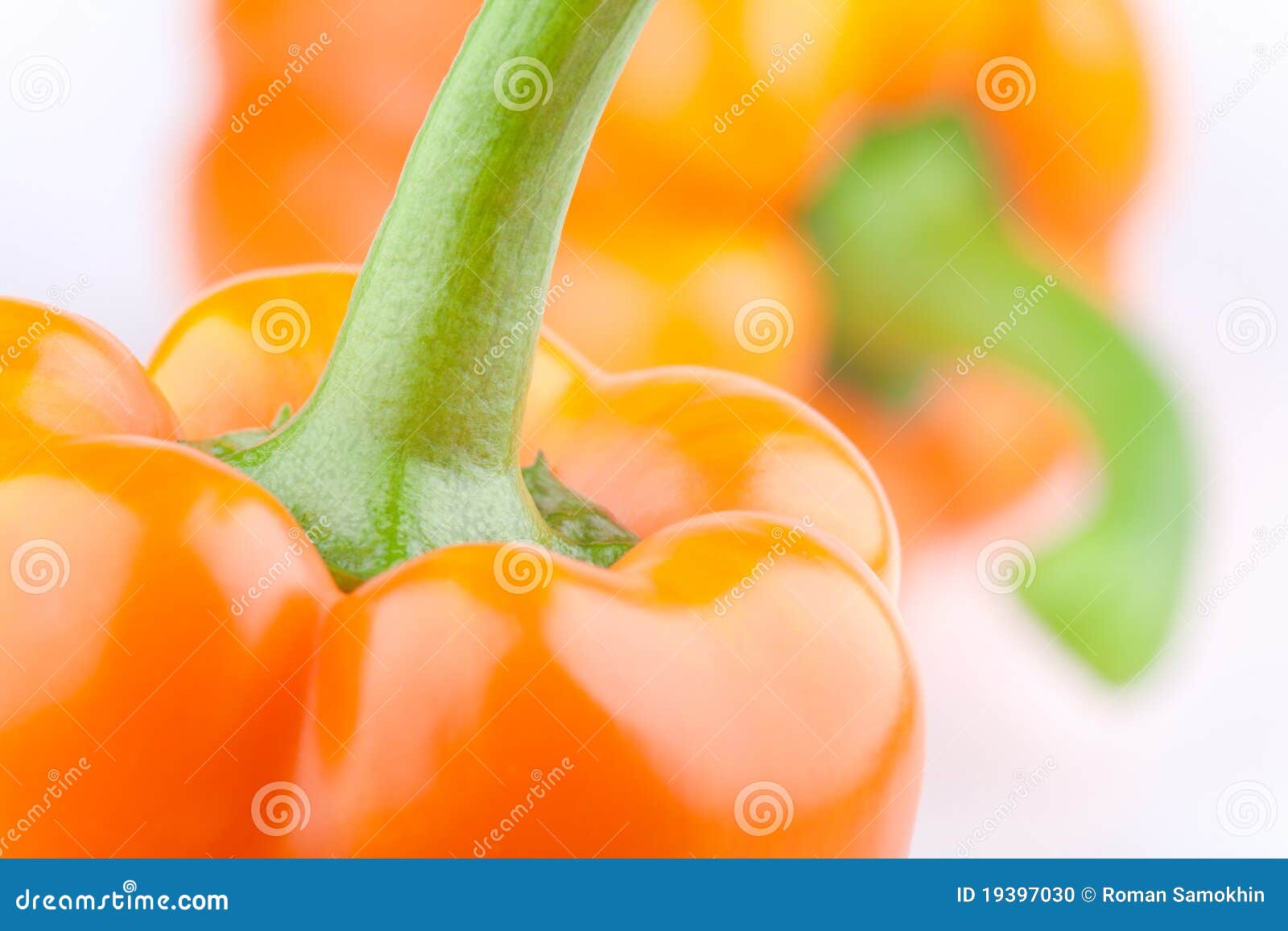 Orange peppers stock photo. Image of natural, object - 19397030