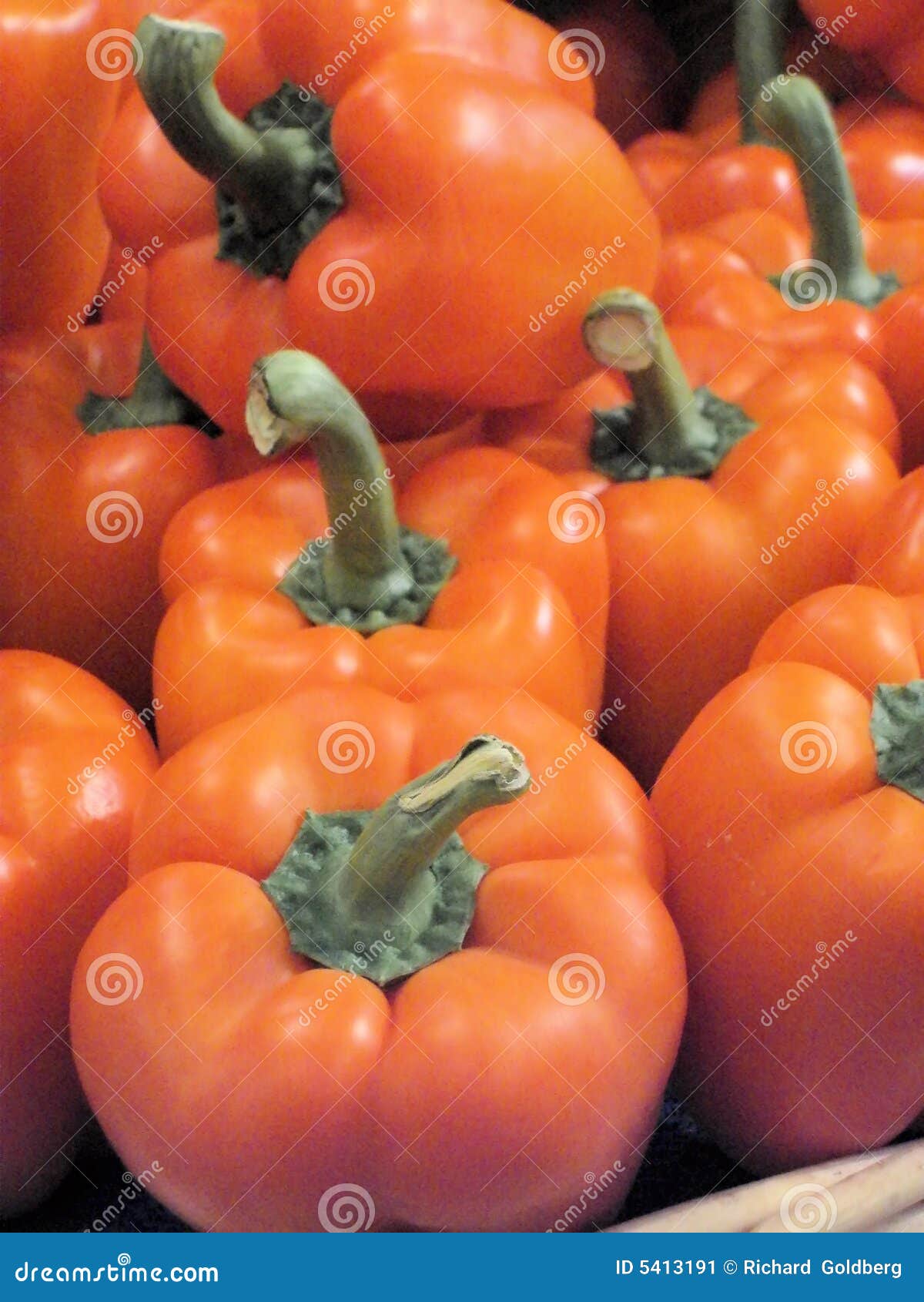 Orange Peppers stock image. Image of peppers, fresh, cooking - 5413191