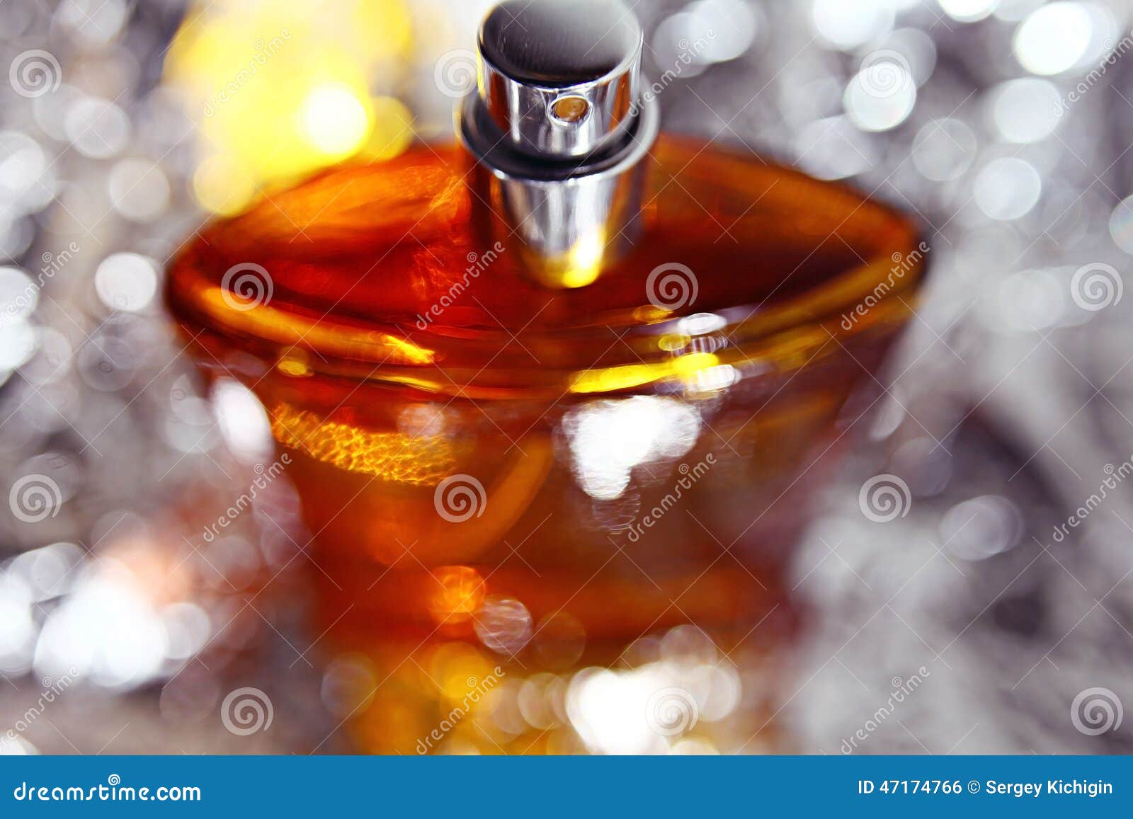 Orange perfume bottle stock photo. Image of glass, fashion - 47174766