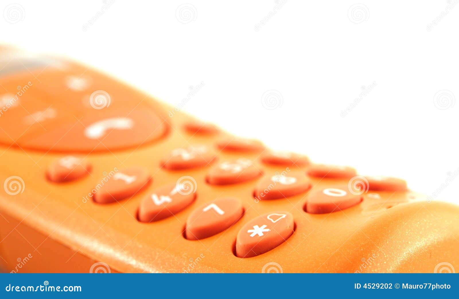 Orange phone detail stock photo. Image of telephones, tools - 4529202