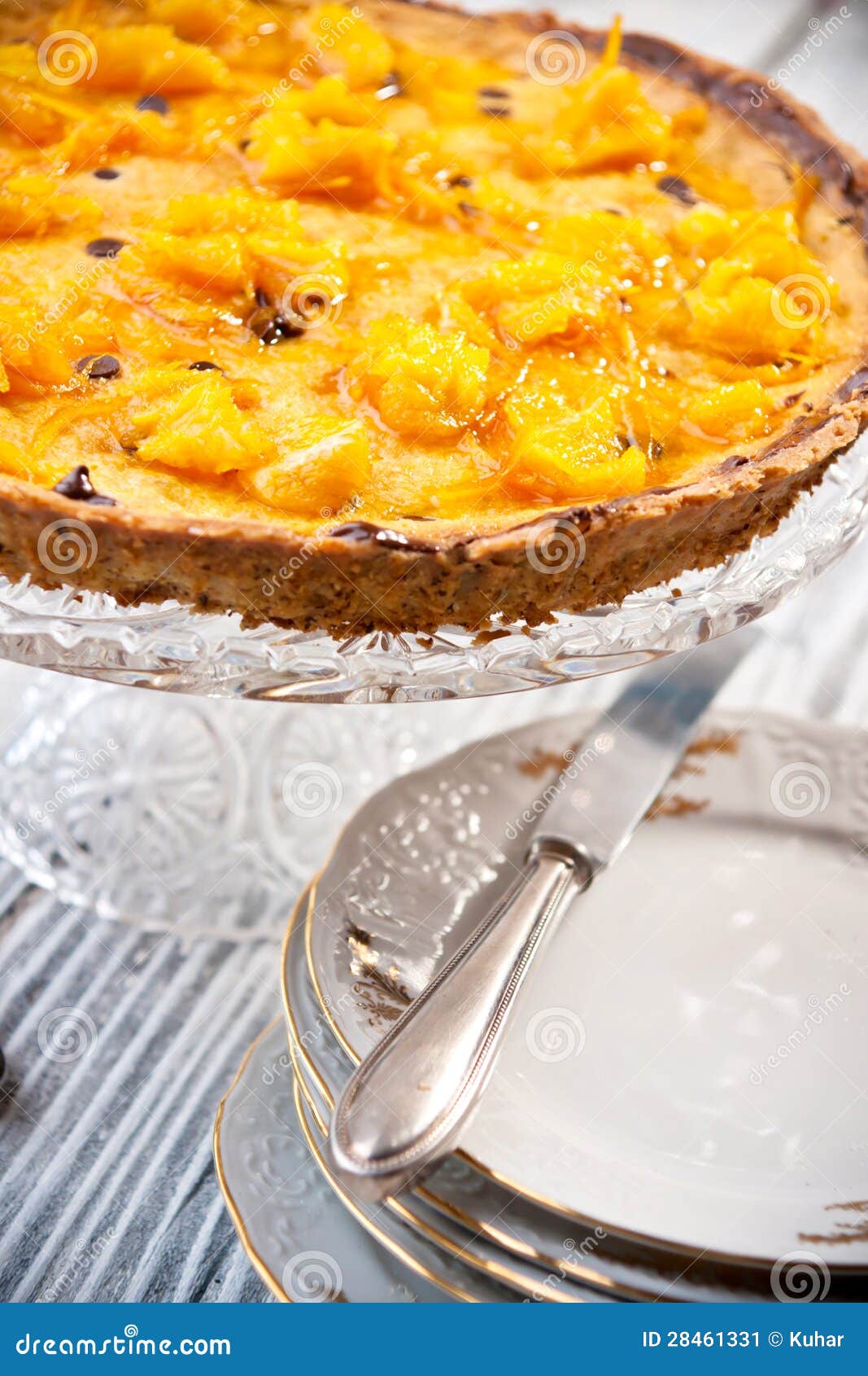 Orange pie stock image. Image of vibrant, background - 28461331