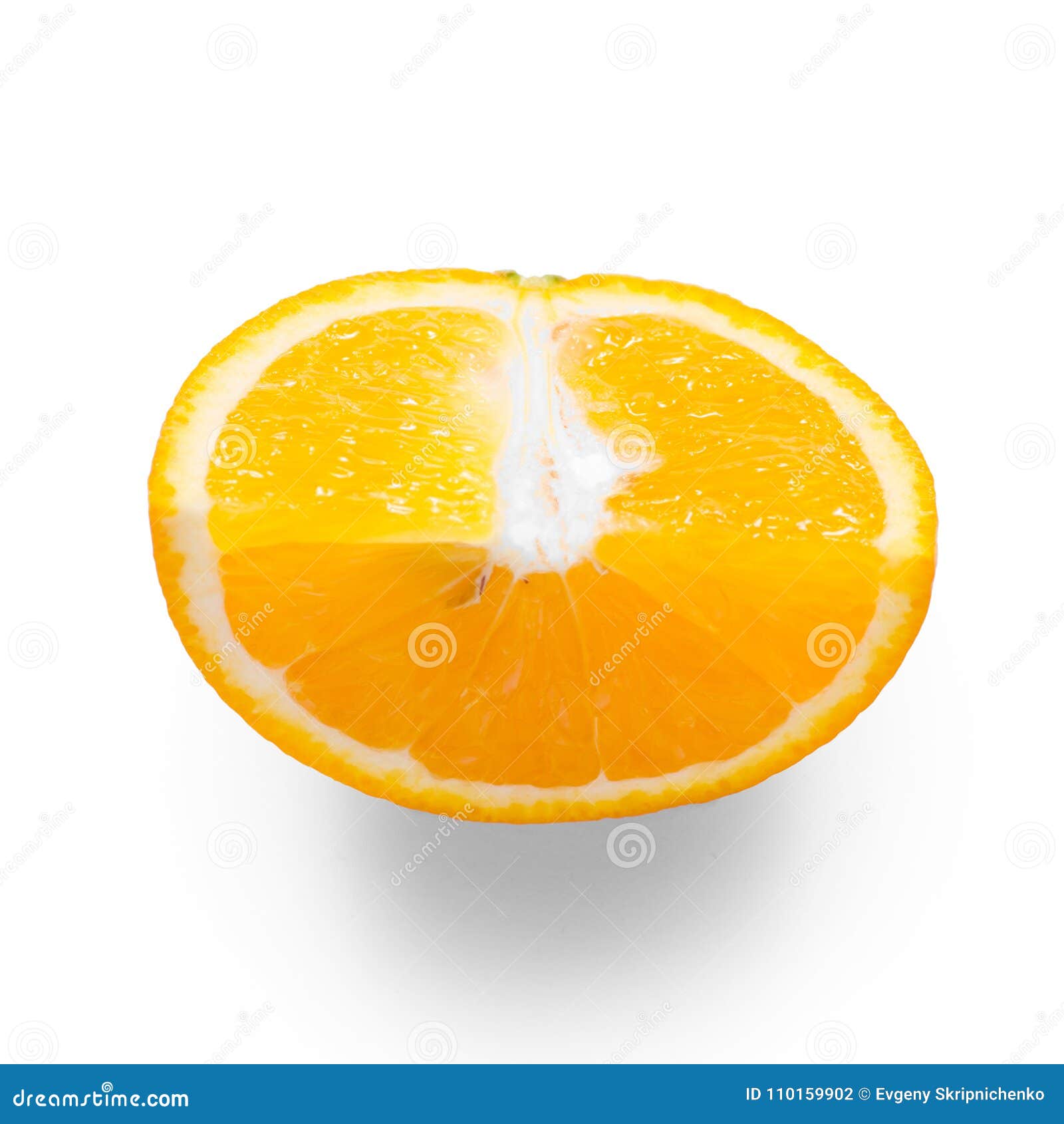 Orange piece isolation stock photo. Image of leaf, natural - 110159902