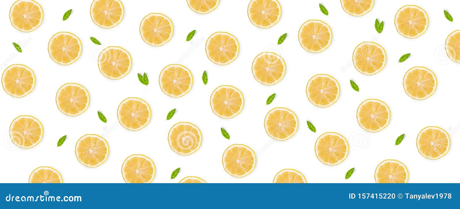 Orange Piece of Mint Leaf Pattern Background Stock Photo - Image of ...