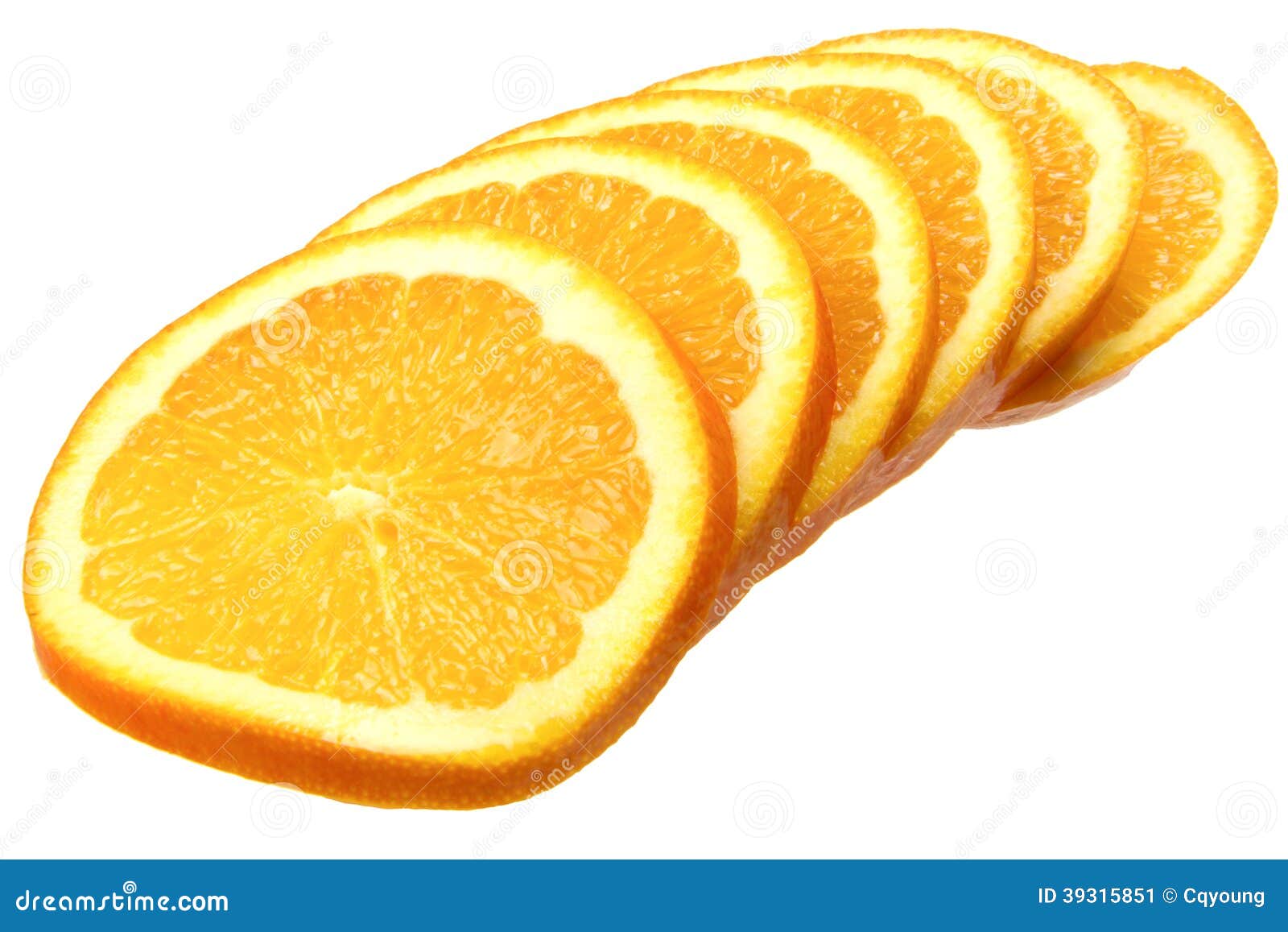 Orange pieces stock image. Image of yellow, food, fruit - 39315851